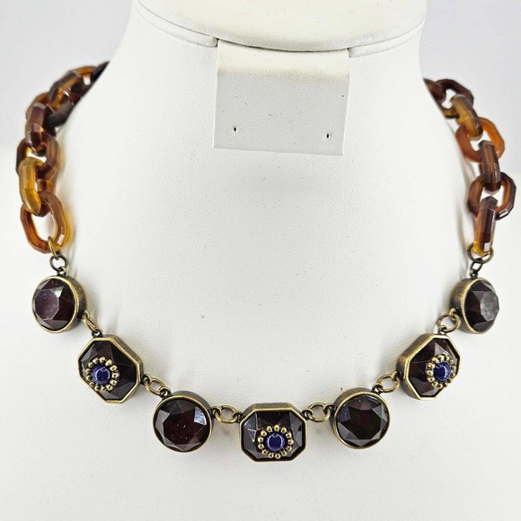 LOFT | Jewelry | Vintage Style Ann Taylor Loft Faux Tortoise Shell Link ...